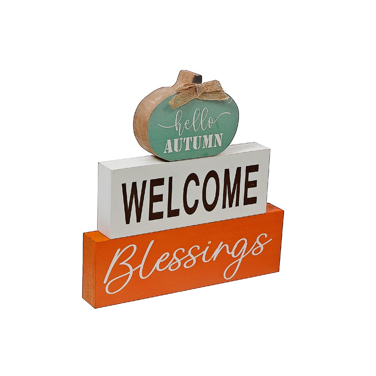 Triple Stacked Hello Autumn Block