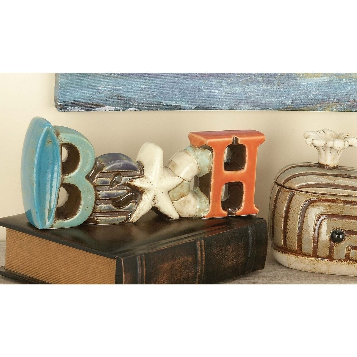 Ceramic Beach Sign (12'' x 5'')