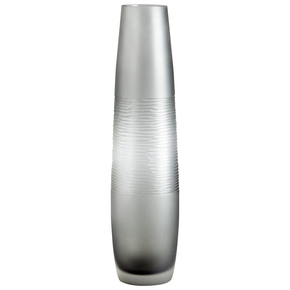 Large Banded Smoke Vase